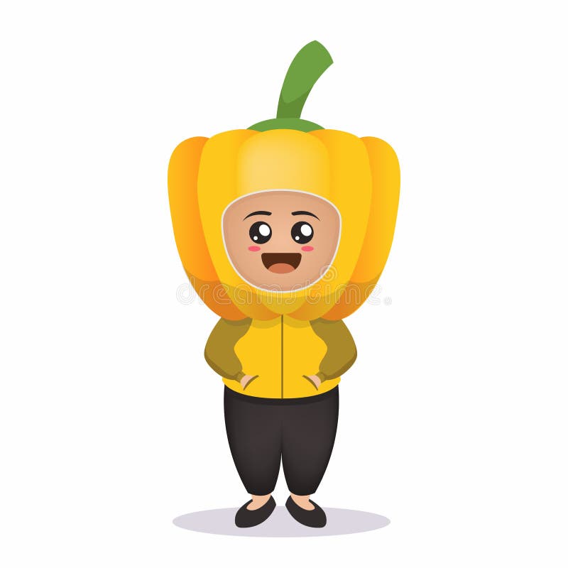 Vegetable Kid Mascot Costume Stock Illustrations – 270 Vegetable Kid ...