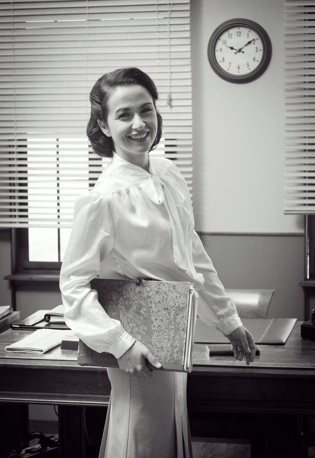 211 Secretary 1950s Stock Photos - Free & Royalty-Free Stock Photos ...