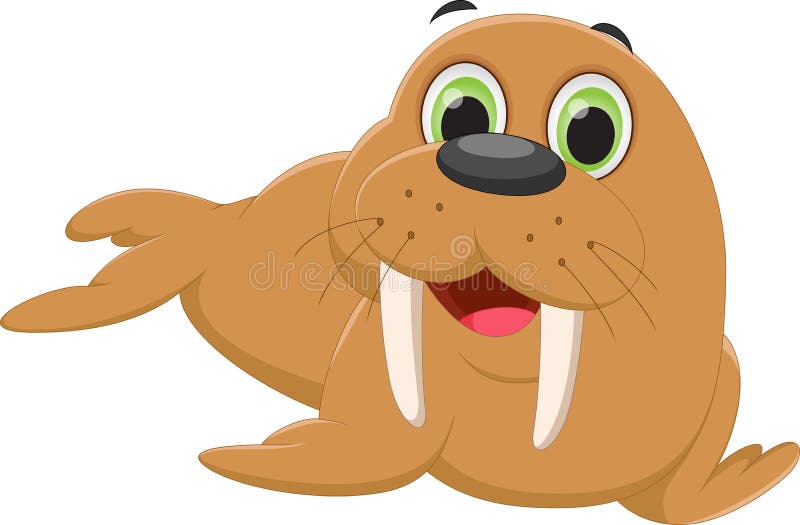 Super Fat Walrus Clipart