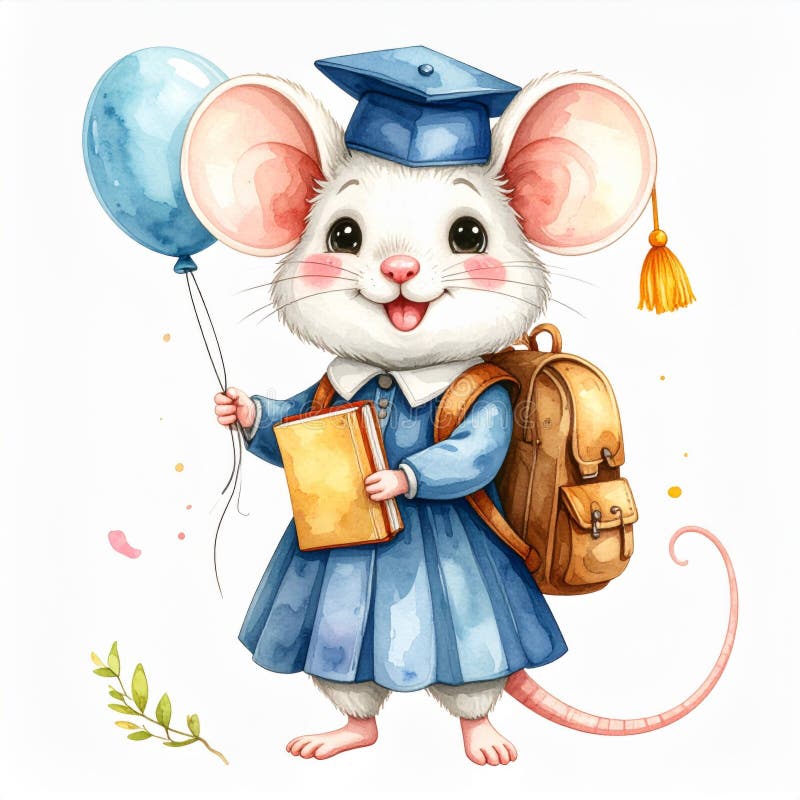 Child Graduation Animal Stock Illustrations – 738 Child Graduation ...
