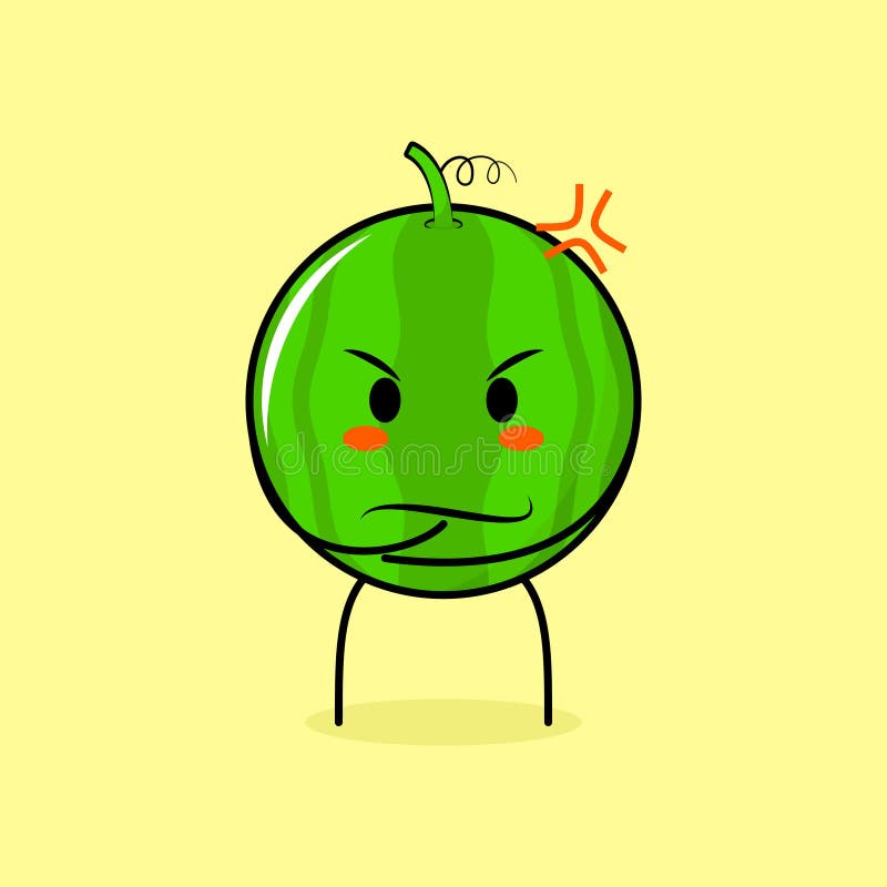 Angry Watermelon Stock Illustrations – 300 Angry Watermelon Stock ...
