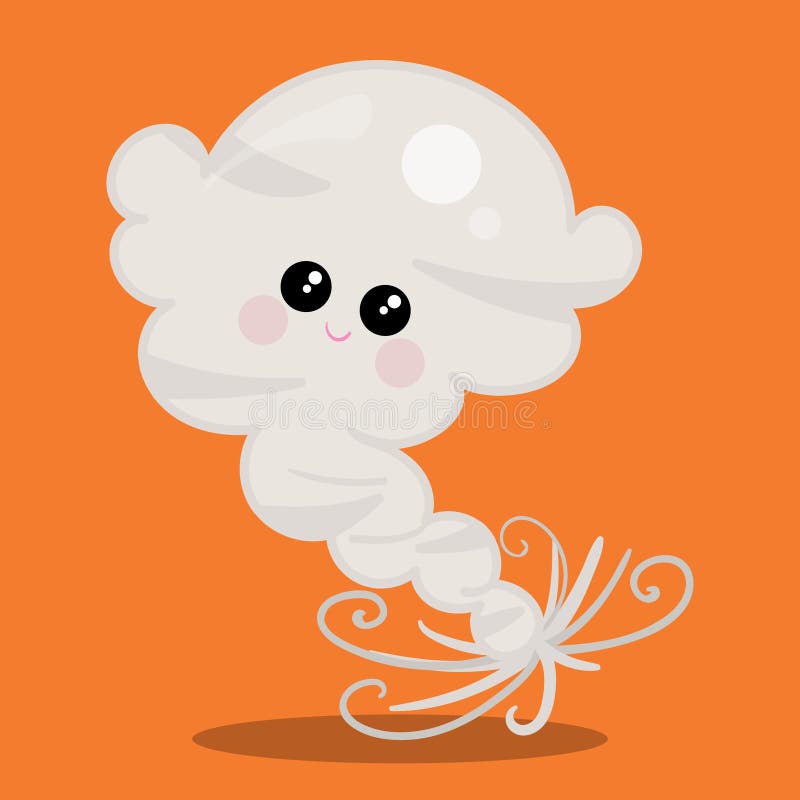 Cute weather hurricane 09 stock vector. Illustration of cartoon - 198985541