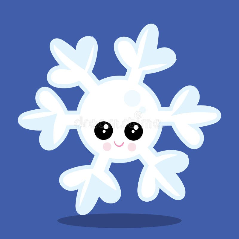 CUTE WEATHER SNOWFLAKE 17 stock vector. Illustration of cartoon - 198985552