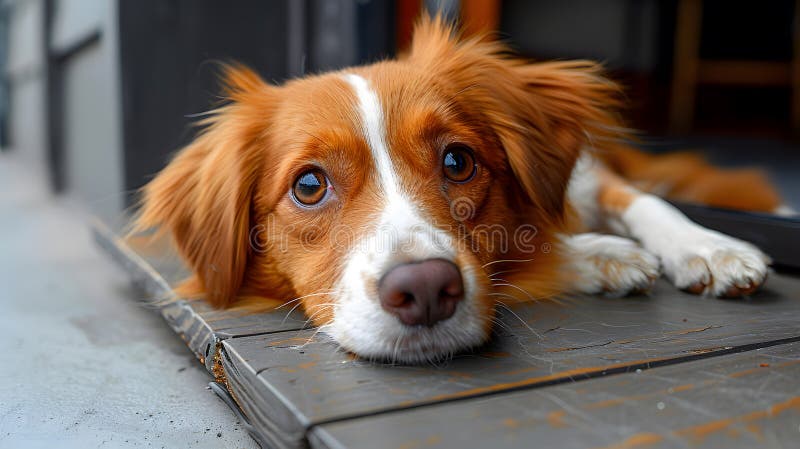 Cute Welsh Springer Spaniel Dog Breed in Syria Stock Photo - Image of ...