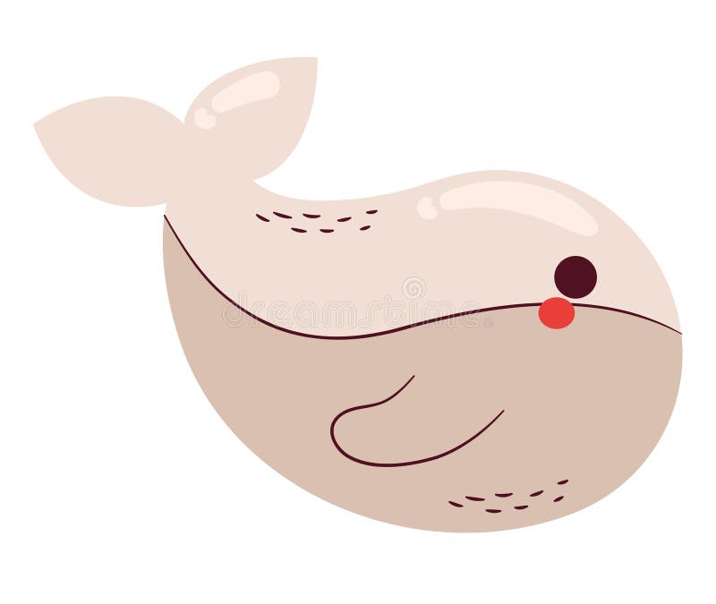 Cute whale design stock vector. Illustration of design - 269350404