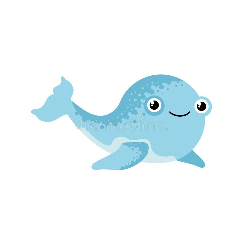 Cute Whale - Vector Illustration Stock Vector - Illustration of cartoon ...