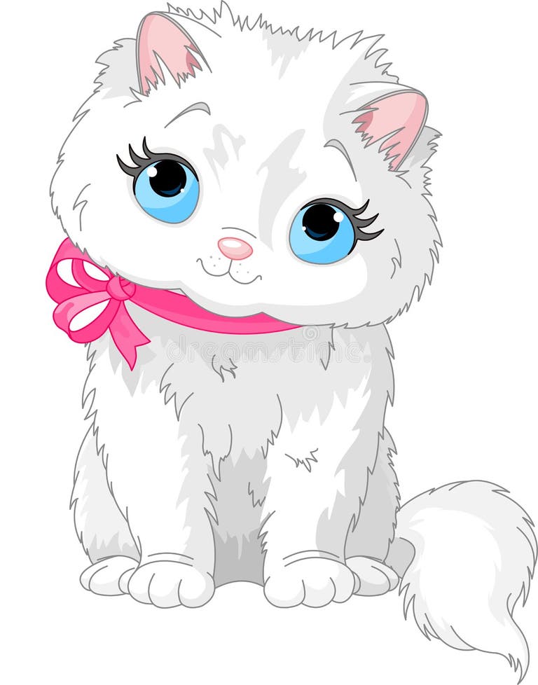 Fluffy White Fat Cat Stock Illustrations – 1,597 Fluffy White Fat Cat ...