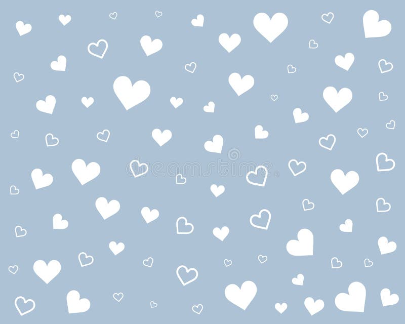 Cute White Love Heart Pattern Backdrop for Wedding or Honeymoon Stock ...
