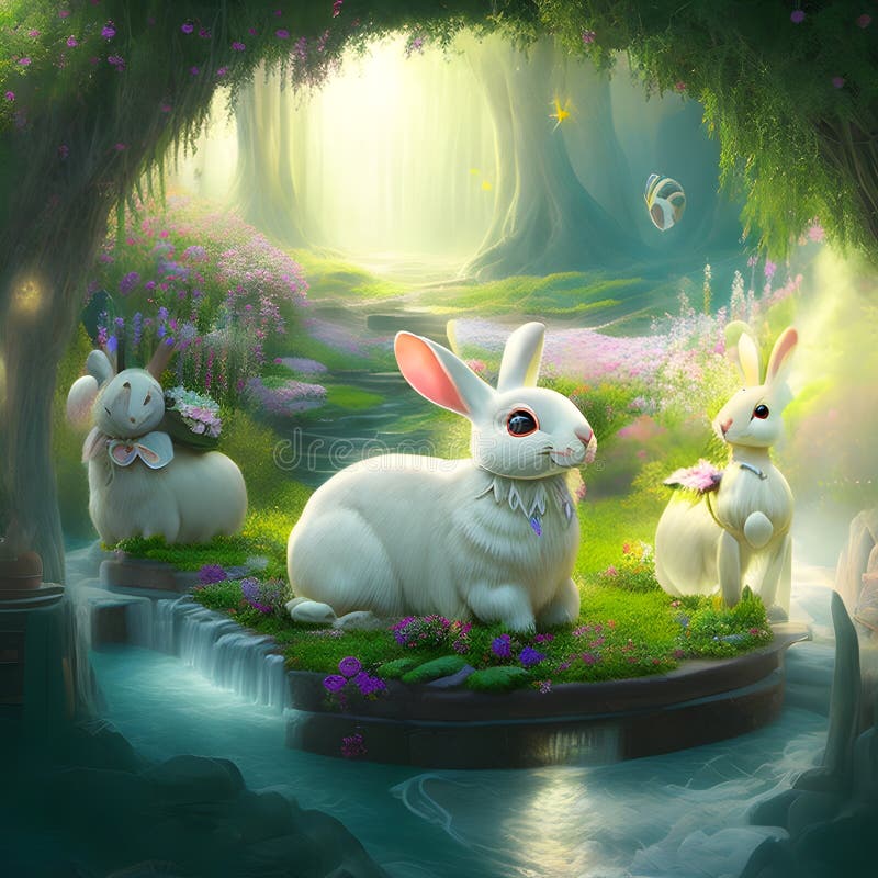 Beautiful Fantasy River Land Stock Illustrations – 541 Beautiful ...