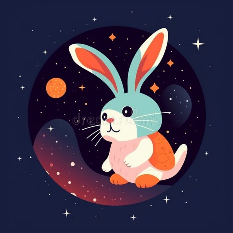Rabbit Galaxy Stock Illustrations – 749 Rabbit Galaxy Stock ...