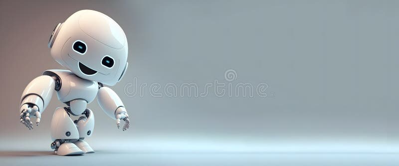 Cute White System Artificial Intelligence ChatGPT Chat Bot AI ...