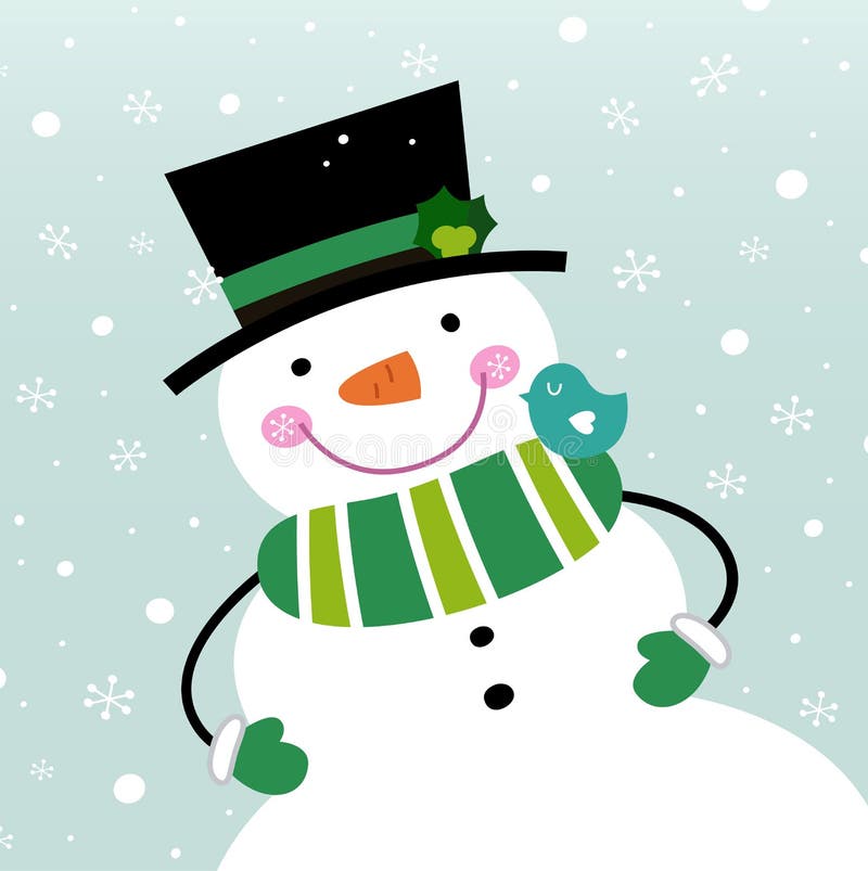 Green Snowman Vector Stock Illustrations – 8,112 Green Snowman Vector ...