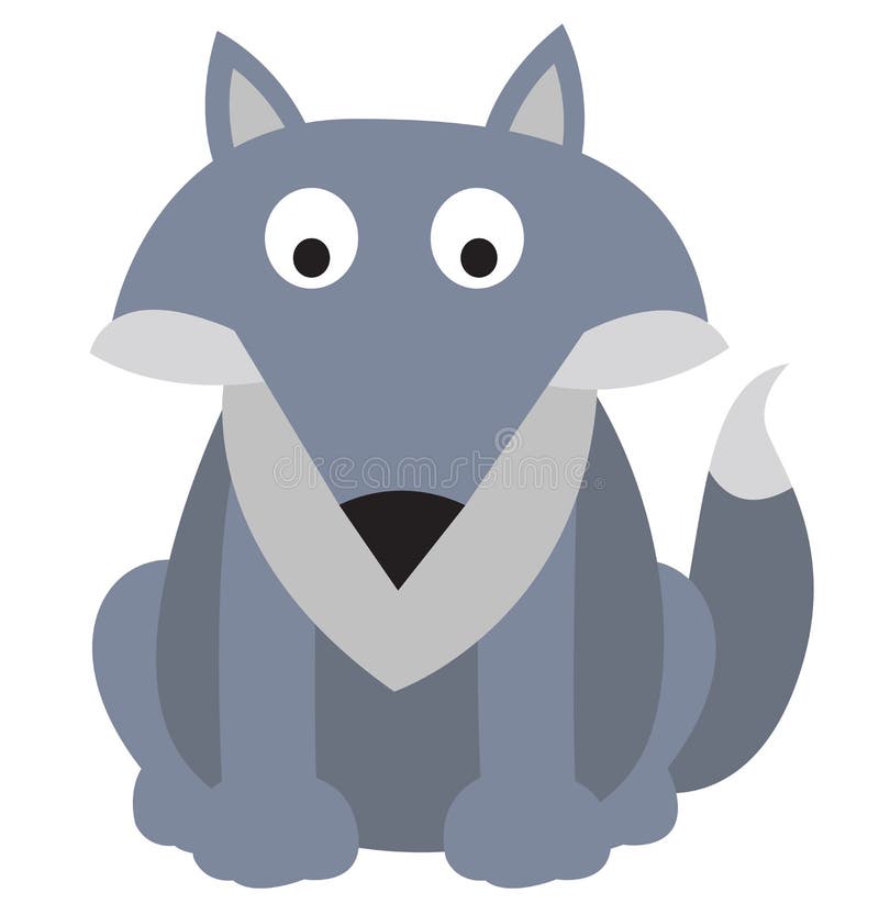 Friendly Wolf Cub Vector Stock Illustrations – 136 Friendly Wolf Cub ...