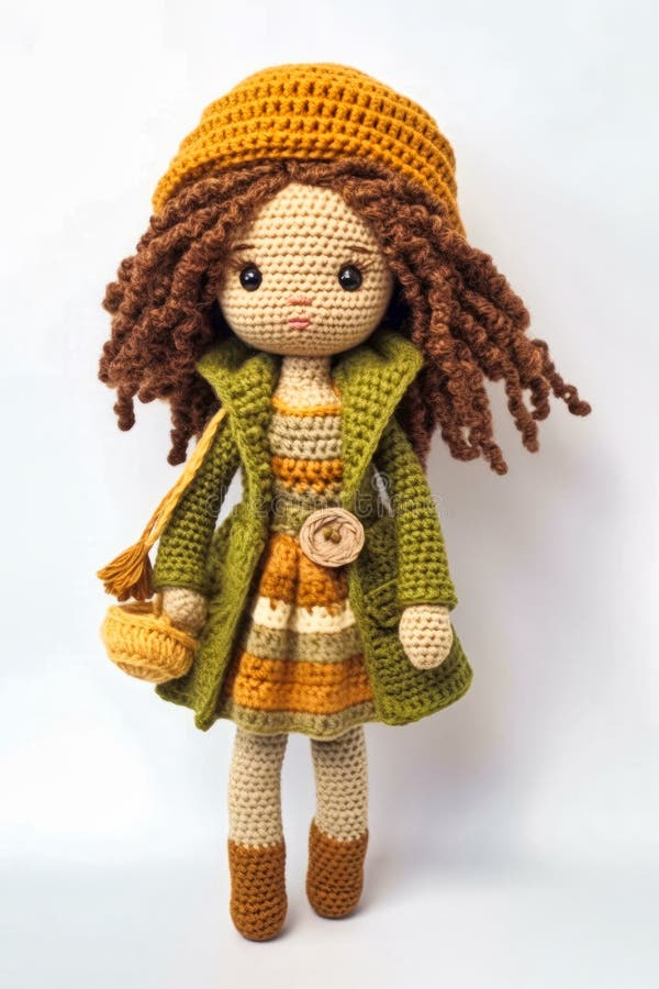 Cozy Handmade Dolls in Colorful Craft Studio Stock Illustration ...