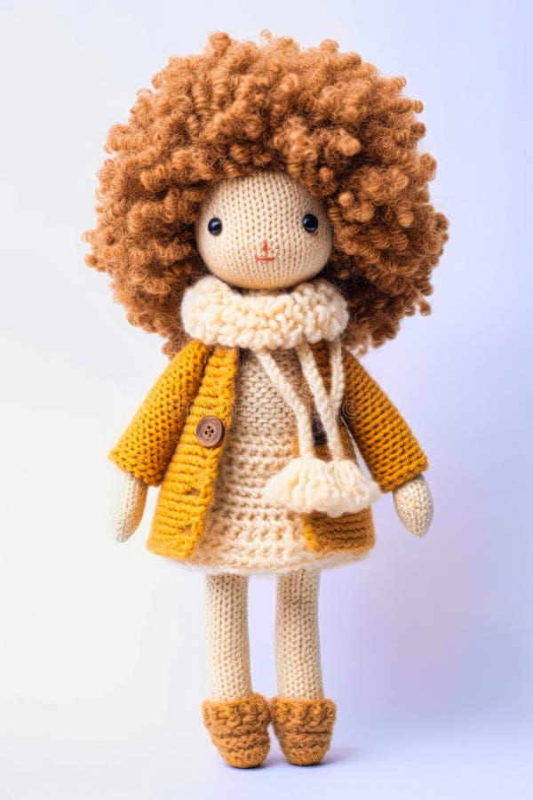 Cozy Handmade Dolls in Colorful Craft Studio Stock Illustration ...