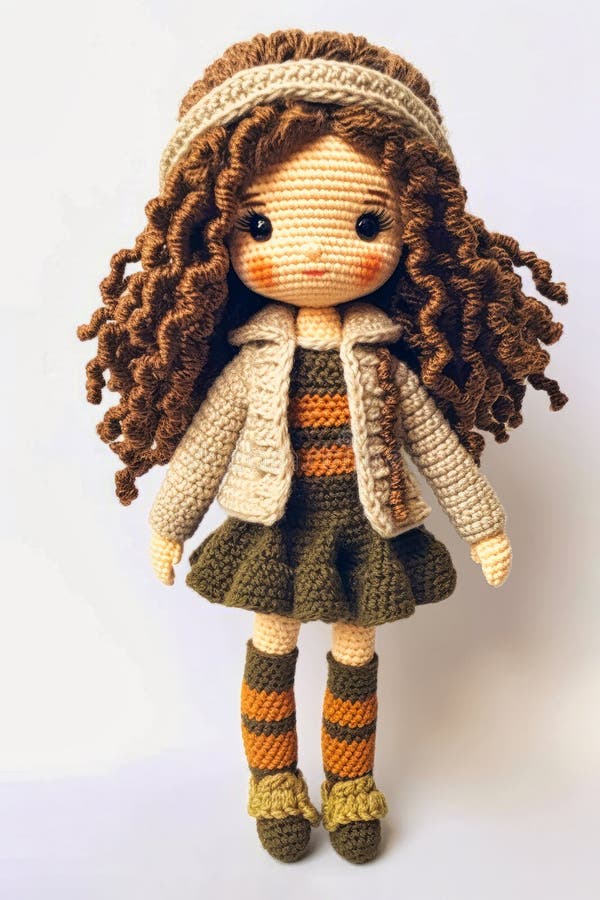 Cozy Handmade Dolls in Colorful Craft Studio Stock Illustration ...