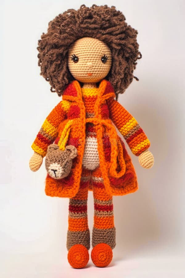 Cozy Handmade Dolls in Colorful Craft Studio Stock Illustration ...