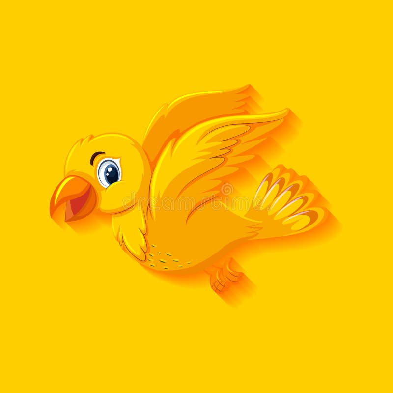 Cute Yellow Bird Cartoon Flying Stock Illustrations – 1,842 Cute Yellow ...