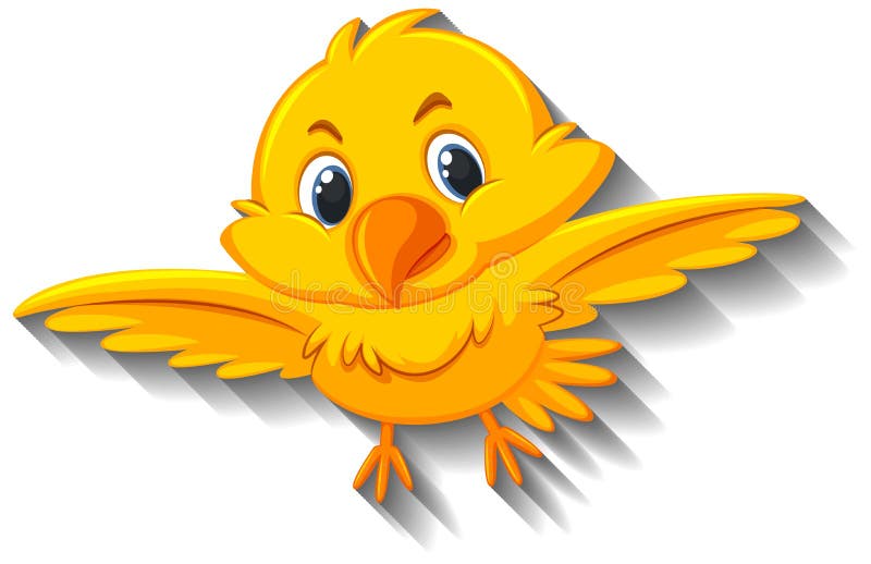 Cute Yellow Bird Cartoon Flying Stock Illustrations – 1,842 Cute Yellow ...