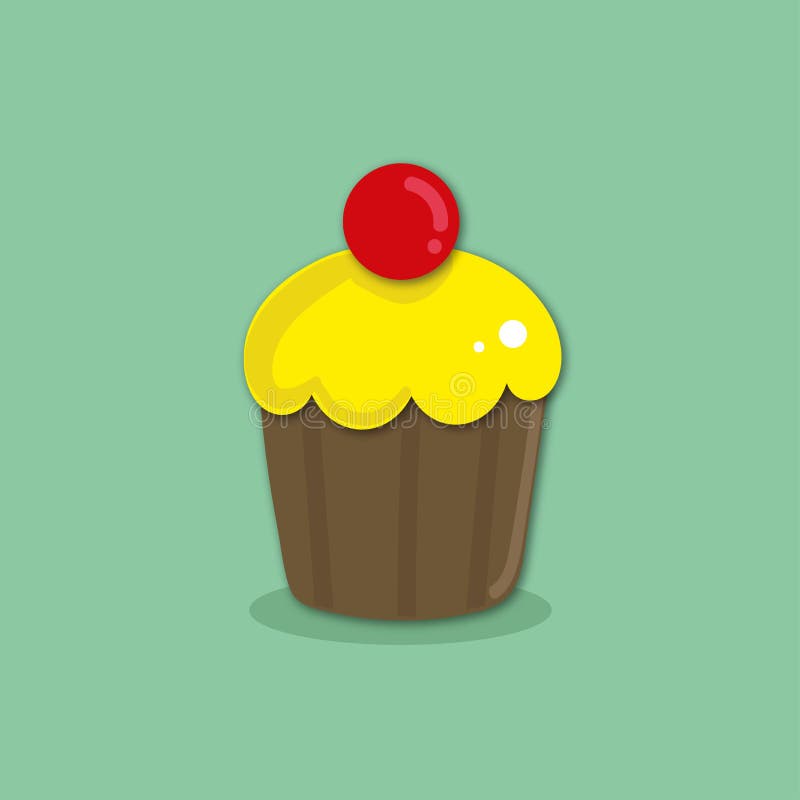 Yellow Cupcake Stock Illustrations – 7,335 Yellow Cupcake Stock ...