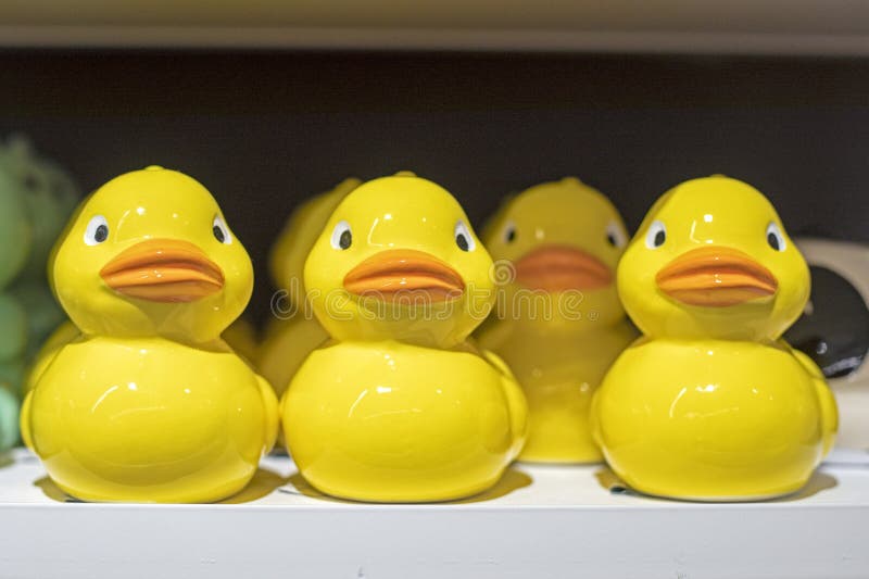 Cute Yellow Ducks for Swimming Stock Photo - Image of display, rubber ...