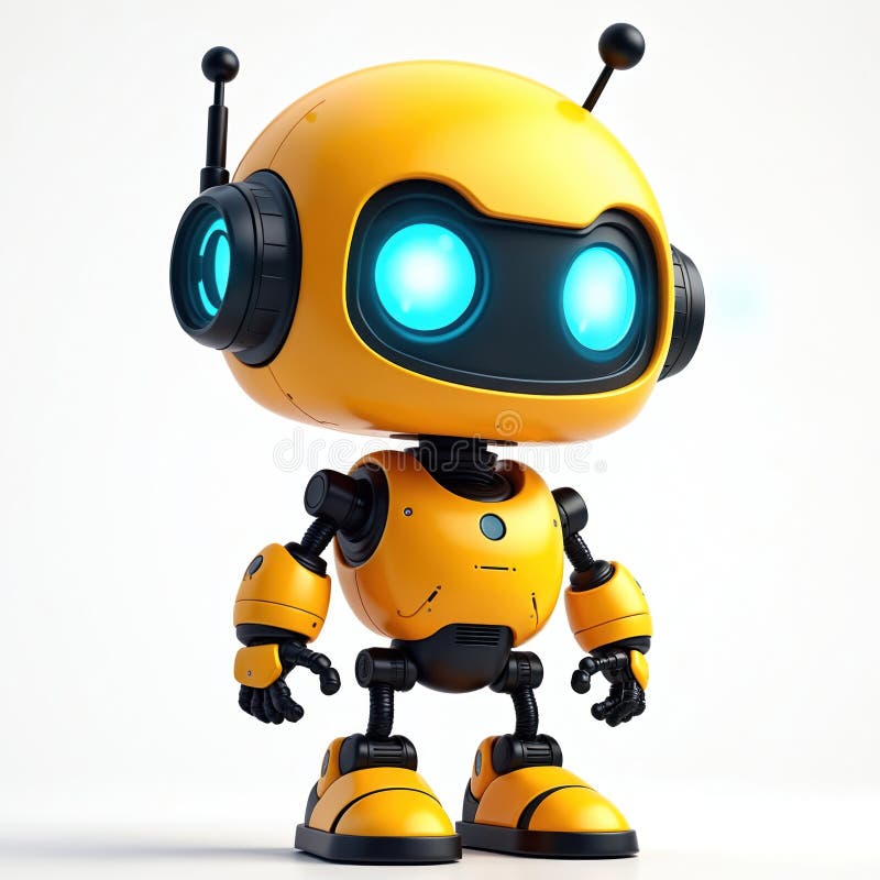 Yellow Ai Robotic Character Stock Illustrations – 1,003 Yellow Ai ...