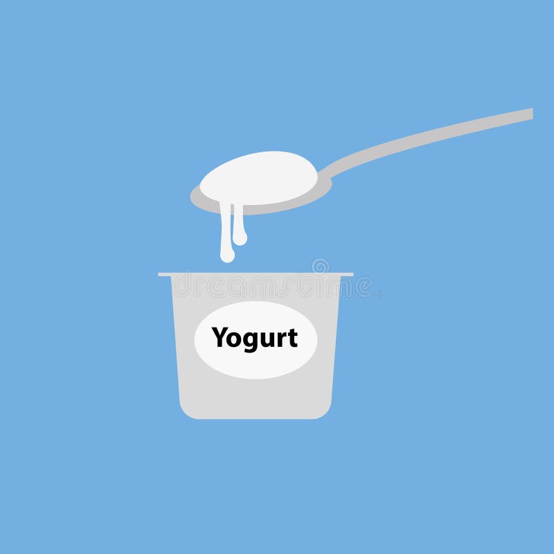 Cute Yogurt Vector.isolated Stock Illustration - Illustration of yogurt ...
