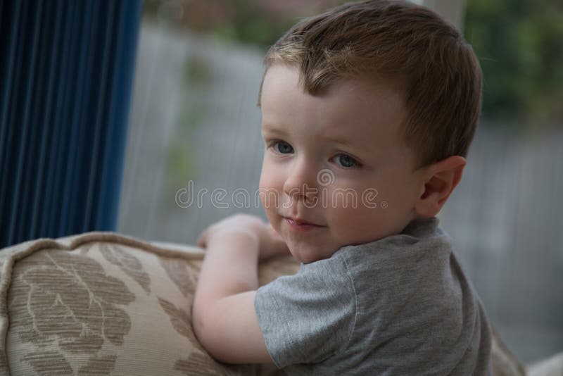 Cute young boy stock photo. Image of portrait, lovable - 92270152