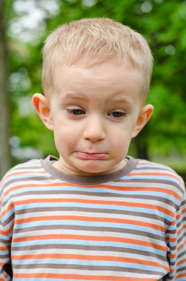Sad Boy stock photo. Image of expression, journey, innocence - 5528828