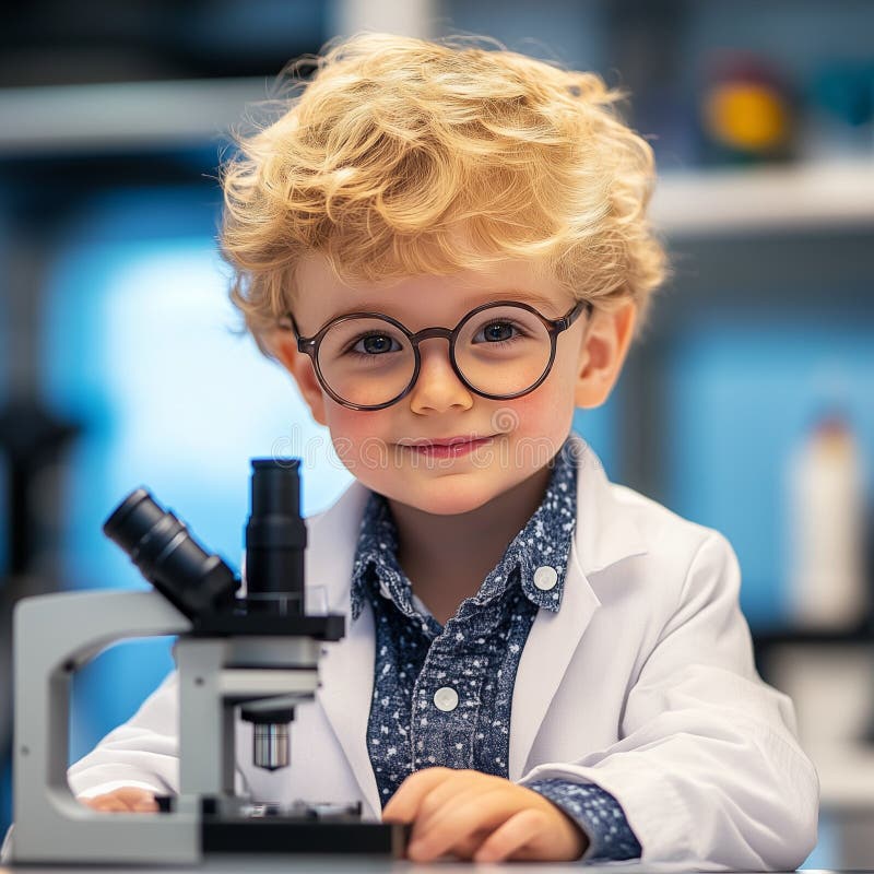 Boy Microscope Stock Illustrations – 1,398 Boy Microscope Stock ...
