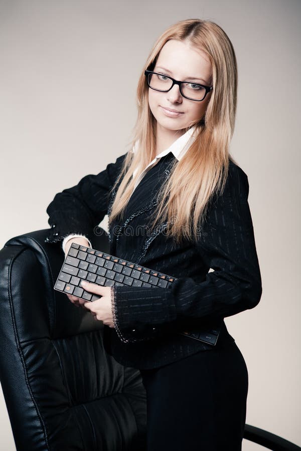 Cute young business lady stock photo. Image of beauty - 23471984