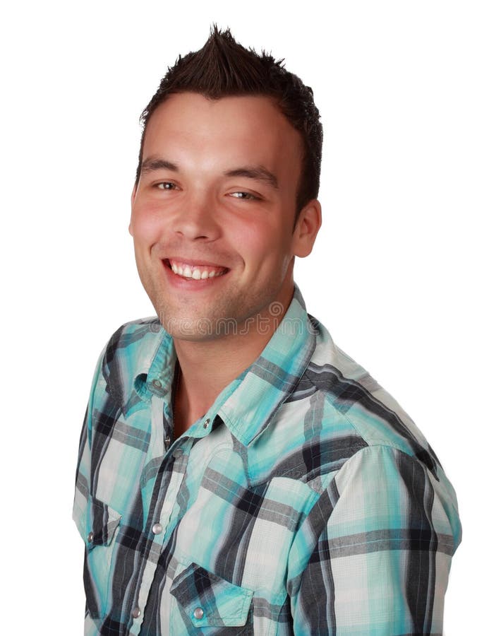 Cute young man stock image. Image of cute, isolated, male - 14805561