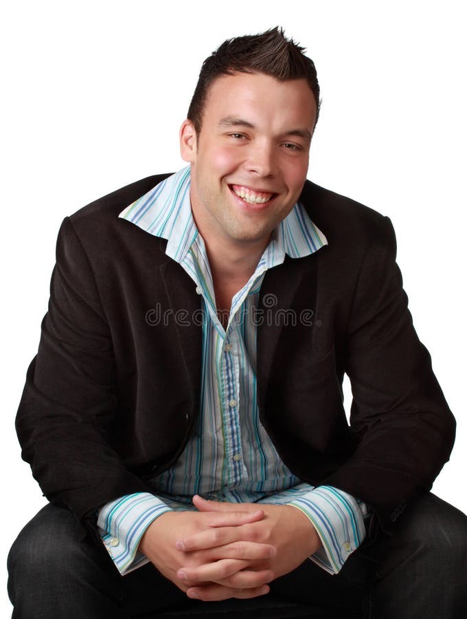 Cute young man stock image. Image of cute, young, smiling - 14839229