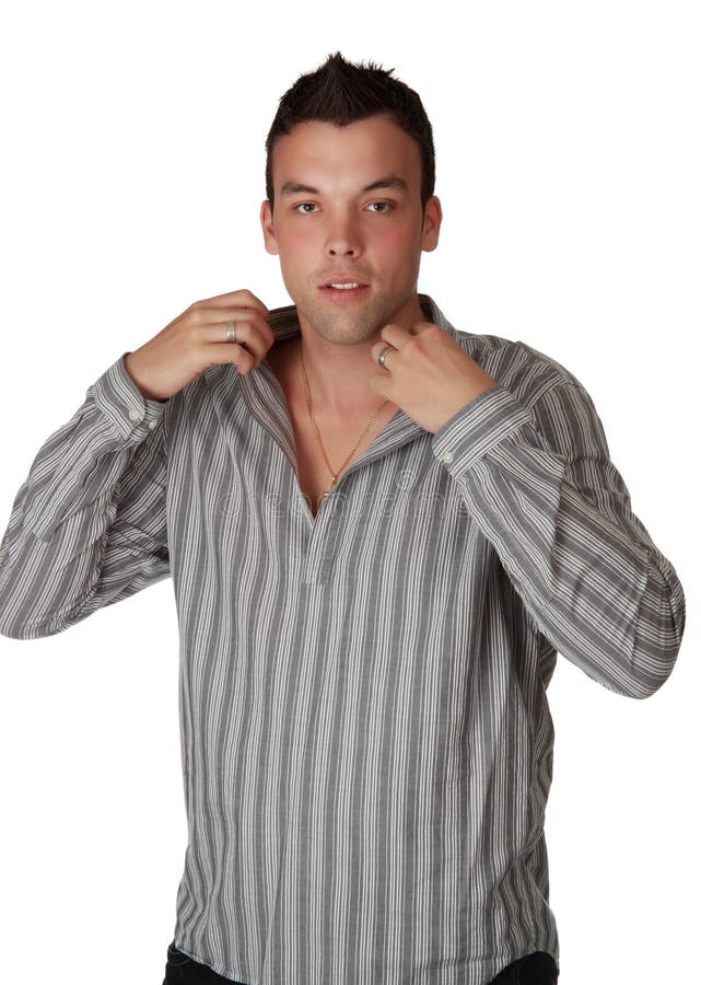 Cute young man stock photo. Image of isolated, cute, male - 15856934