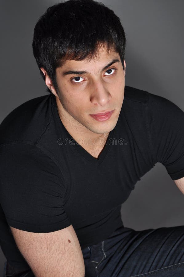 Cute young man. stock image. Image of psychology, education - 18632033