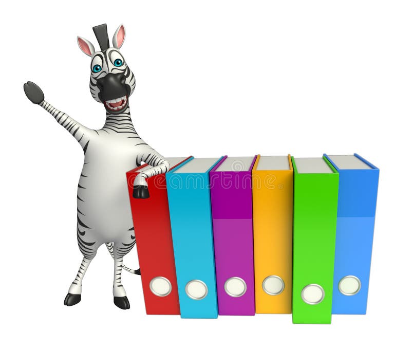 Cute Zebra Cartoon Character with Question Mark Sign Stock Illustration ...