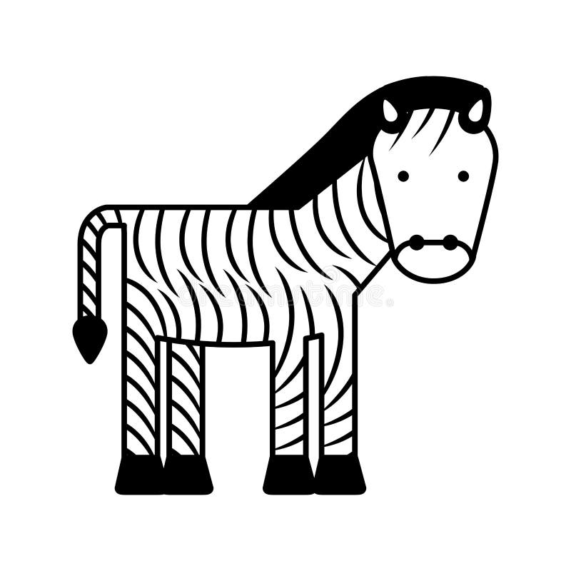 Cute zebra illustration stock illustration. Illustration of design ...