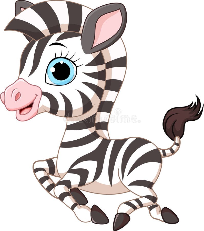 Zebra Running Stock Illustrations – 966 Zebra Running Stock ...