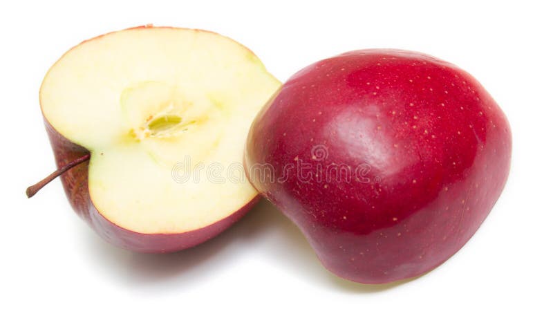 Cuted apple 2 stock photo. Image of nature, piece, isolated - 7381336