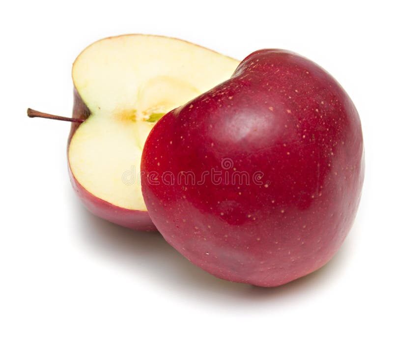 The cuted apple stock photo. Image of white, piece, nature - 7342078