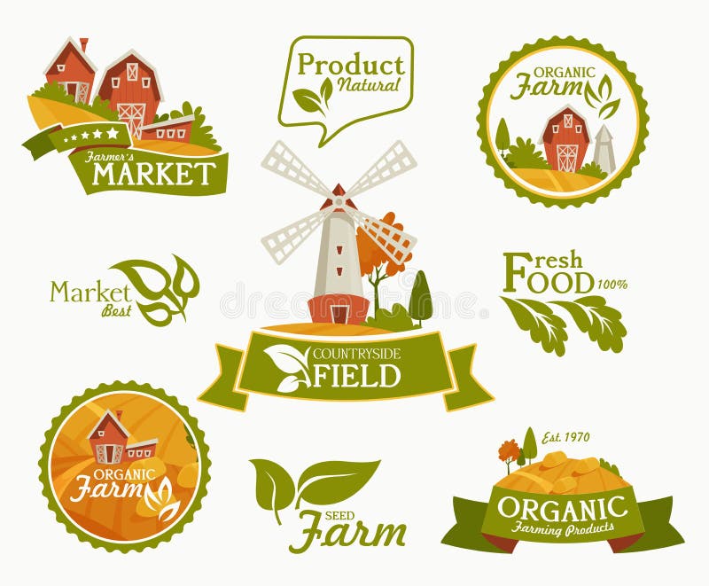 Farming Landscape with Workers. Countryside Farmer Community Feed ...