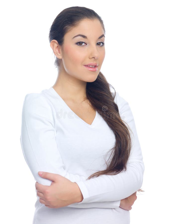 Cutie stock image. Image of model, beautiful, hair, closeup - 7292007