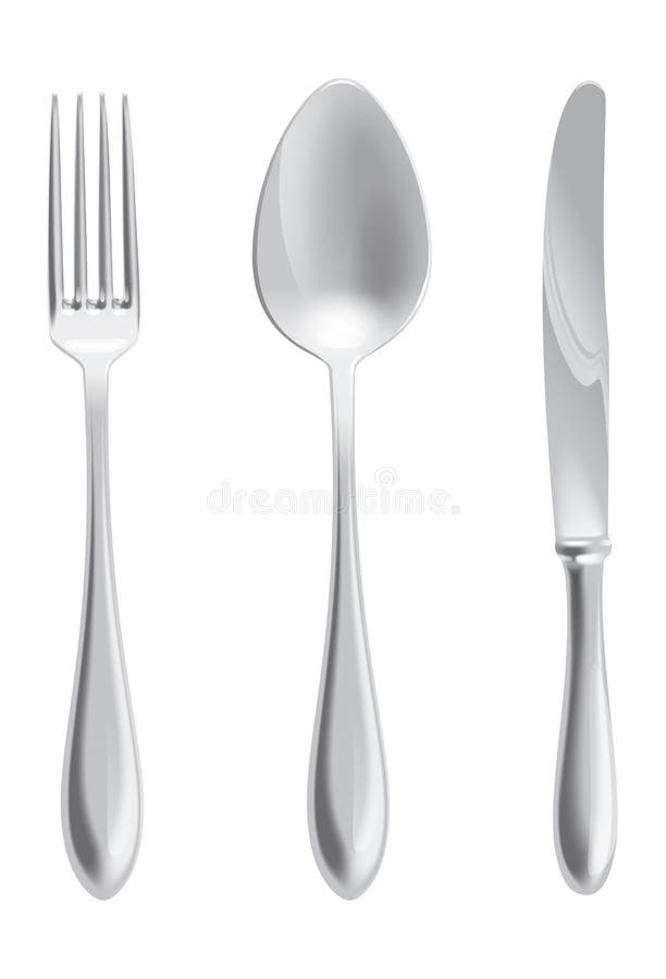 Eating utensils drawing stock vector. Illustration of kitchen - 22406236
