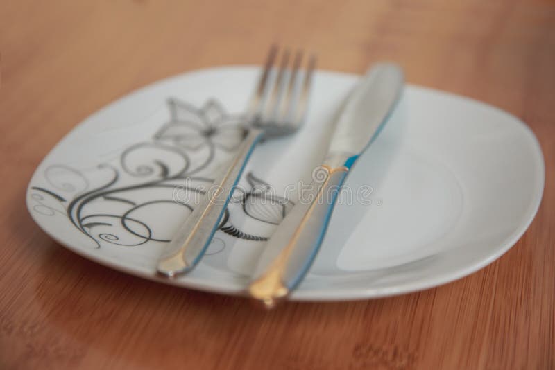 Cutlery after dinner stock photo. Image of empty, lunch - 88102592