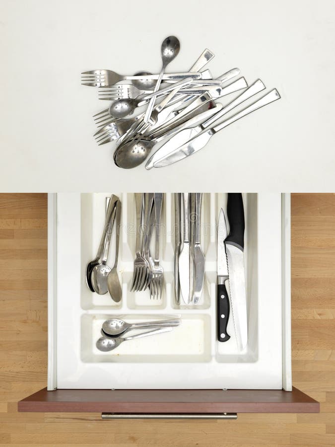 Cutlery Draw stock image. Image of supper, small, restaurant - 56250389
