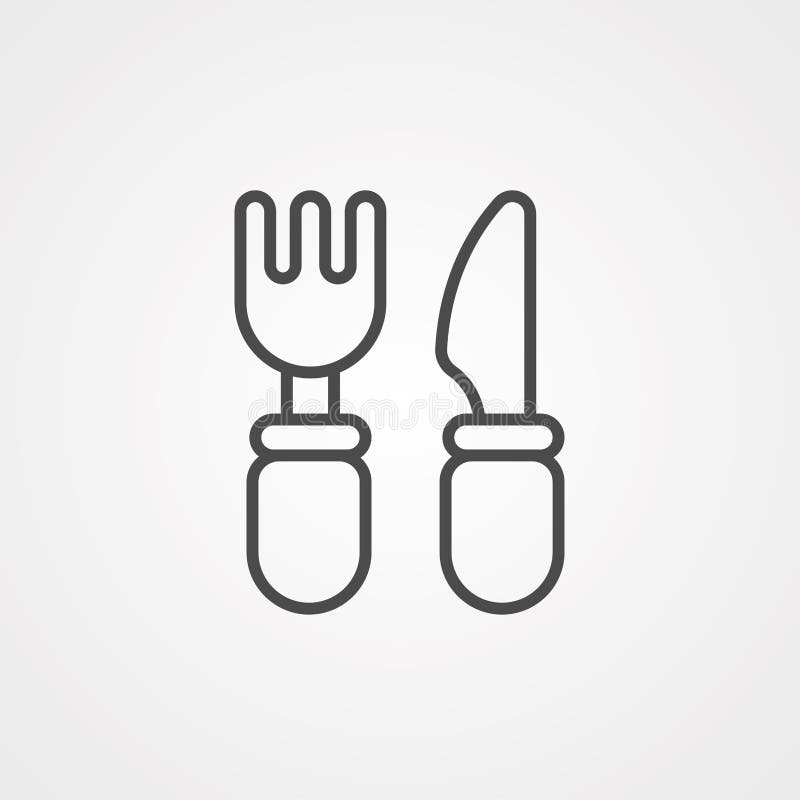 Cutlery Flat Vector Icon Sign Symbol Stock Vector - Illustration of ... Cutlery Flat Vector Icon Sign Symbol Stock Vector - Illustration of ...
