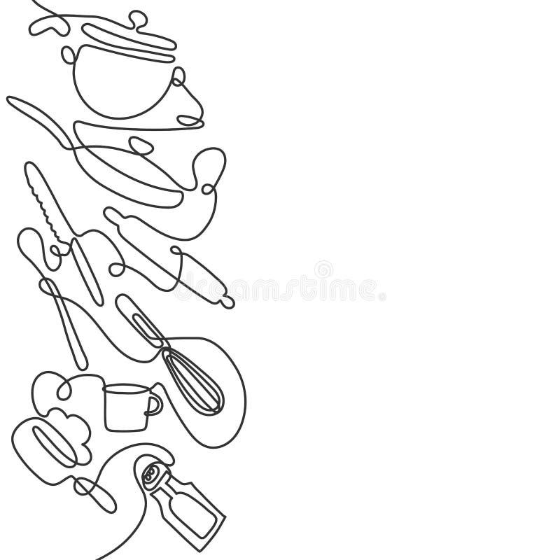 Cutlery Drawing Stock Illustrations – 12,821 Cutlery Drawing Stock ...