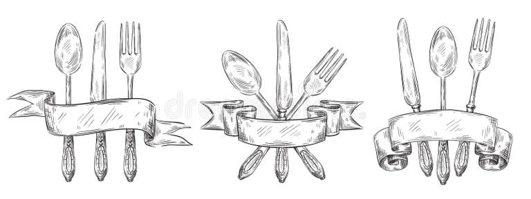 Hand Drawn Cutlery Set Sketch Vintage Stock Illustrations – 887 Hand ... Hand Drawn Cutlery Set Sketch Vintage Stock Illustrations – 887 Hand ...