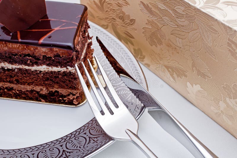 Cutlery set stock photo. Image of gourmet, meal, chocolate - 78870314