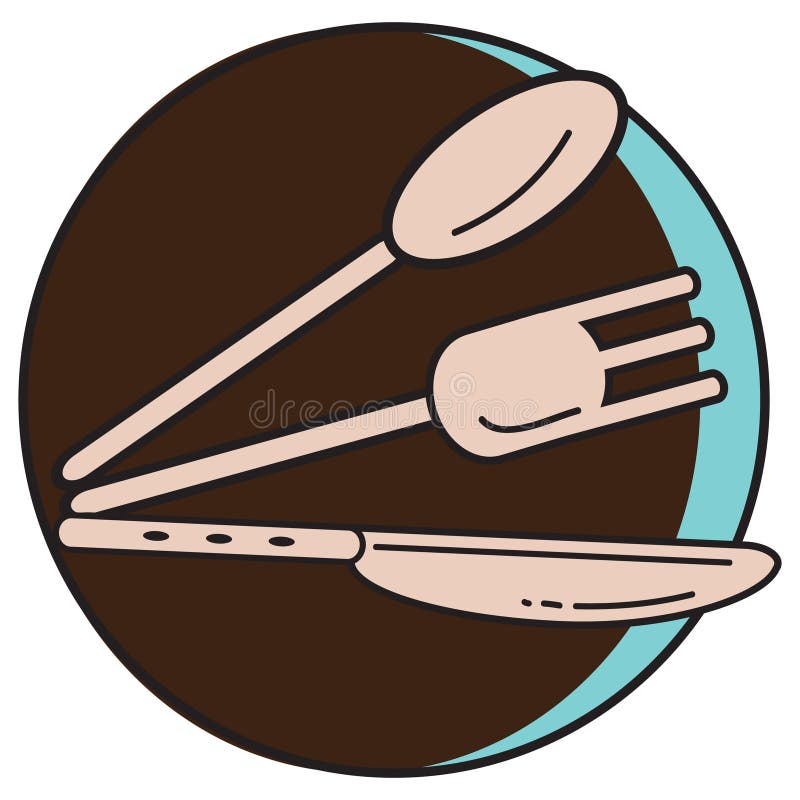 Cutlery Set. Vector Illustration Decorative Design Stock Vector ...